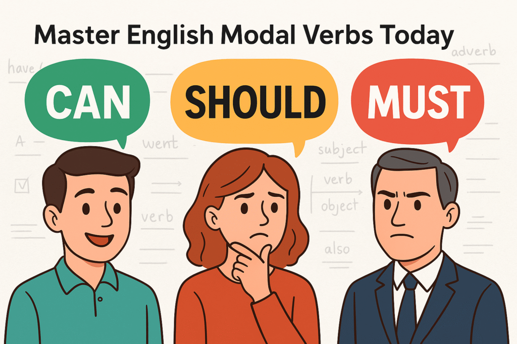 Stop Misusing English Modal Verbs: Master 'Can, Should, Must