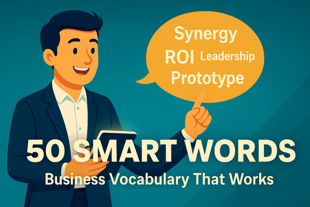 50 Smart Words in English for Business Vocabulary