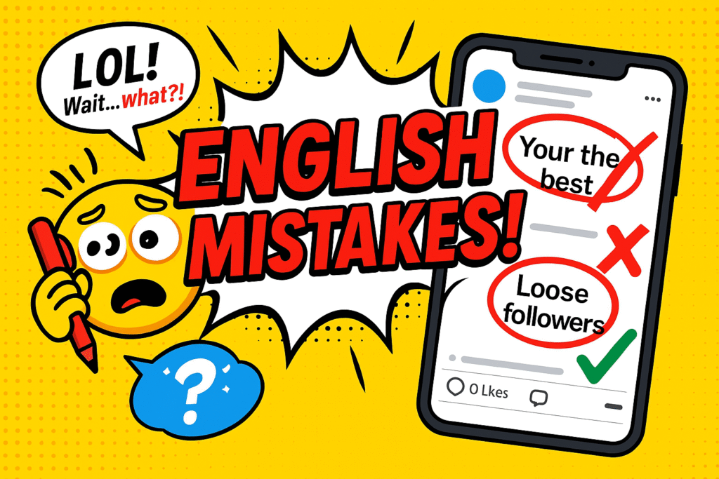 Common English Mistakes in Memes, Tweets & Insta Captions