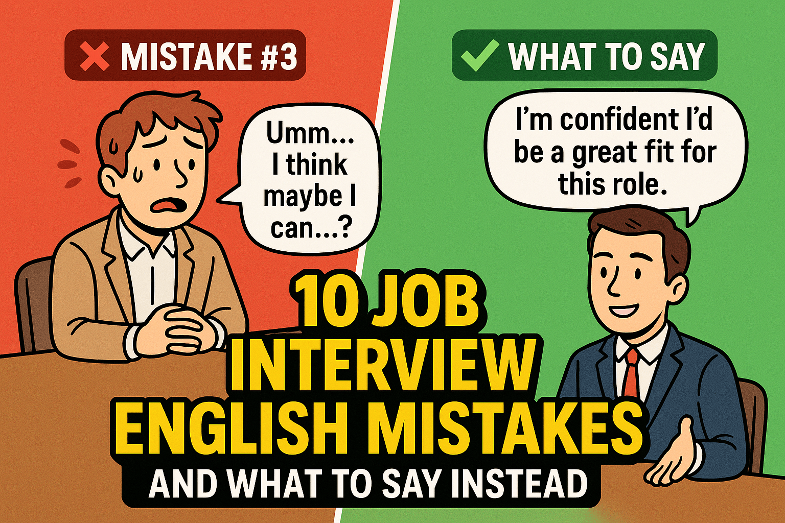10 Job Interview English Mistakes That Can Cost You the Job