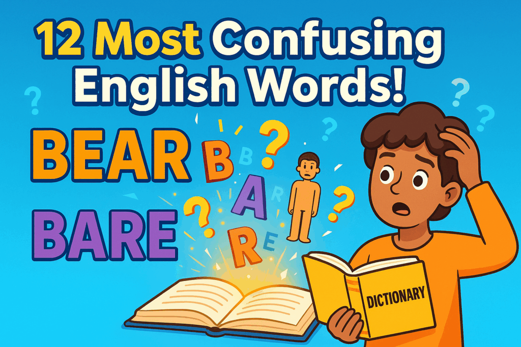 12 Most Confusing English Words (Sound Right But Are Wrong)