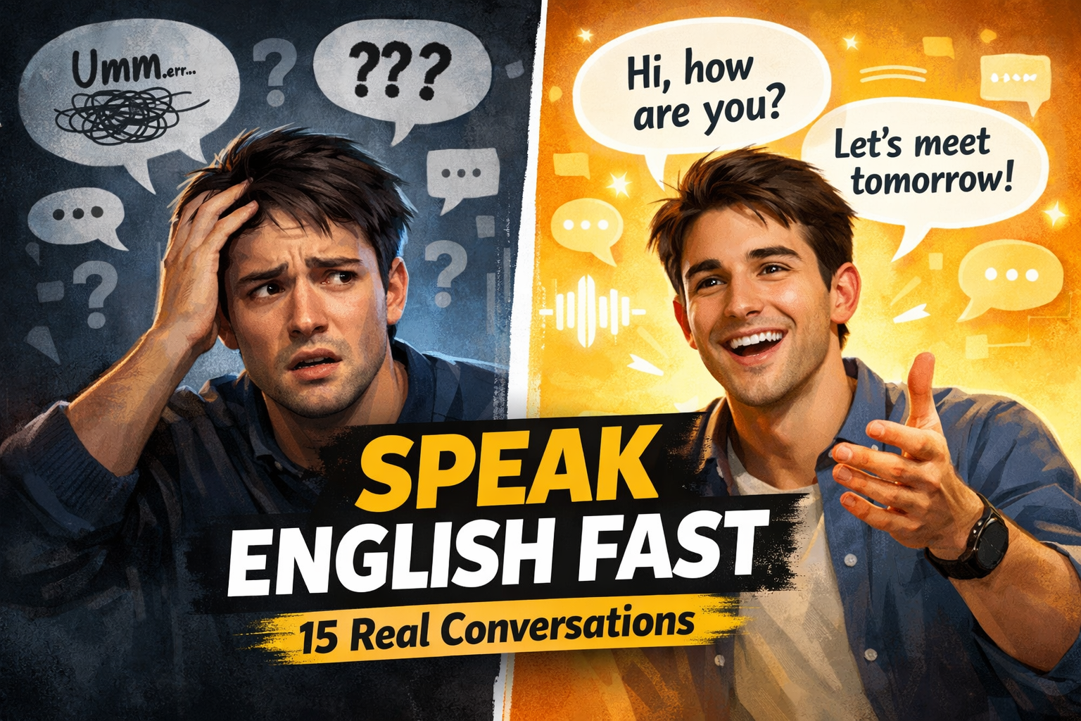 Conversational English Practice: 15 Daily Fluency Situations